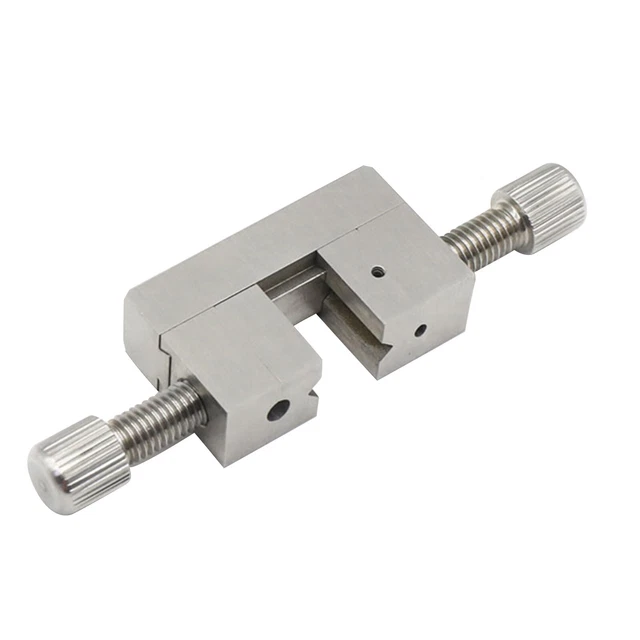 WATCH REPAIR GRINDING Precision Pliers Batch Screw Flat Clamping Fixing ...