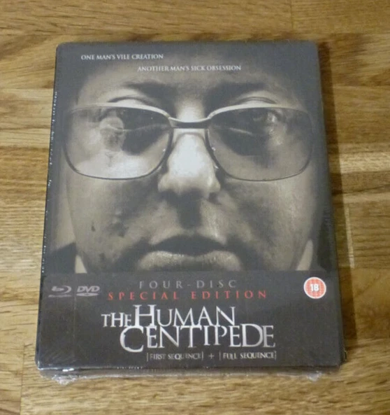 THE HUMAN CENTIPEDE First Sequence + Full Sequence Blu-ray 4 Disc ... THE HUMAN CENTIPEDE First Sequence + Full Sequence Blu-ray 4 Disc ...