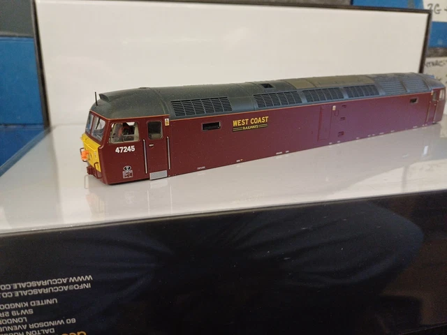 BACHMANN CLASS 47 bodyshell WEST coast Rail livery. EUR 40,87 - PicClick IT