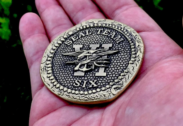 NAVY SEAL TEAM 6 Six DEVGRU NSW Assault Teams Challenge Coin Doubloon ...