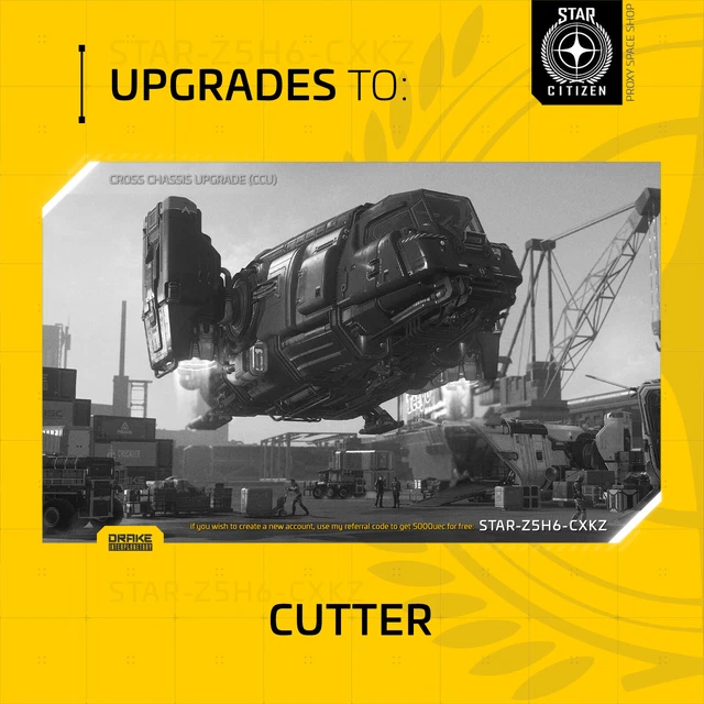 STAR CITIZEN - DRAKE CUTTER - UPGRADE - (CCU) EUR 22,92 - PicClick DE