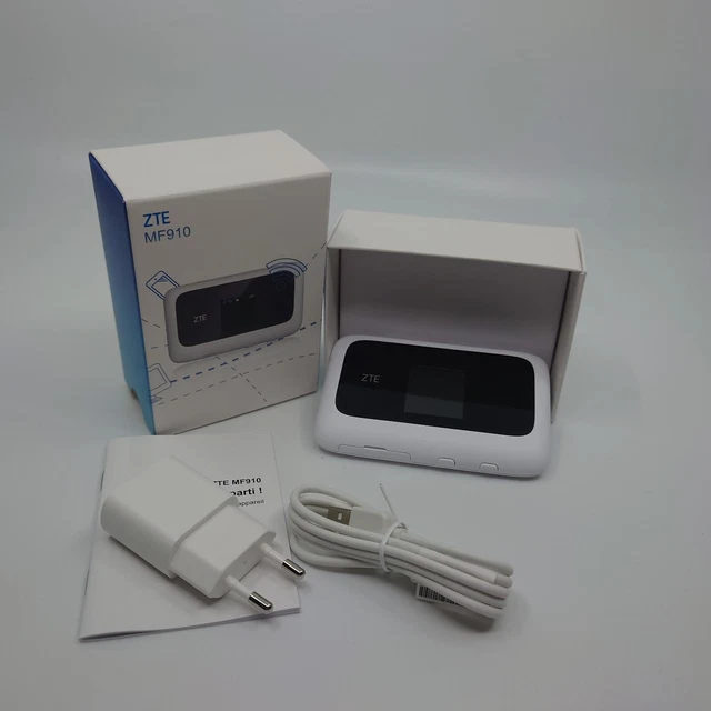 ZTE MF910 WIFI Weiß 3G 4G LTE Router SIM NEU OVP Sport Camping Handwerk ...