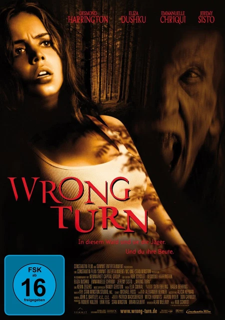 WRONG TURN (DVD) Desmond Harrington Eliza Dushku Emmanuelle Chriqui ...