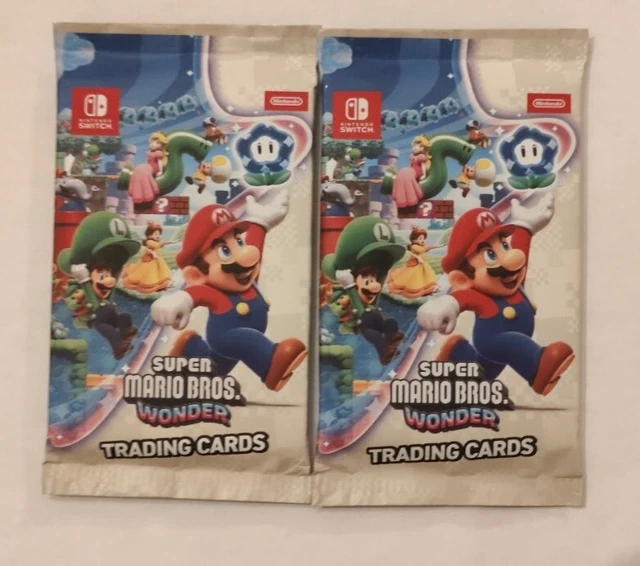 SUPER MARIO BROS. Wonder Exclusive Trading Cards 2 Packs Sealed!! $109. ...