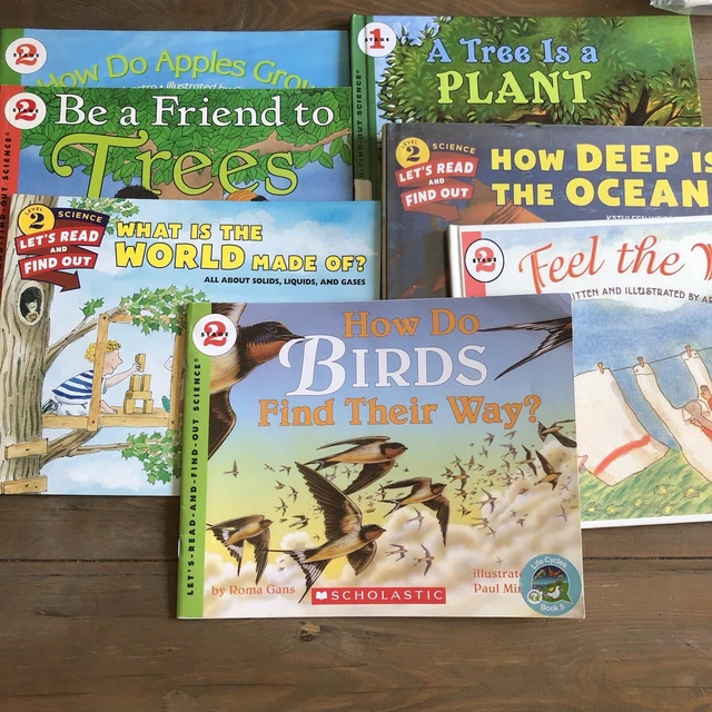7 LET'S READ And Find Out Science Book Lot Stage 1 & 2 Homeschool ...