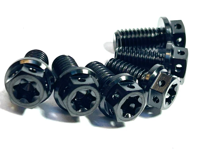 HUSQVARNA TC 65 21-2026 REAR BRAKE ROTOR DISC BOLTS TITANIUM Dual Drive ...