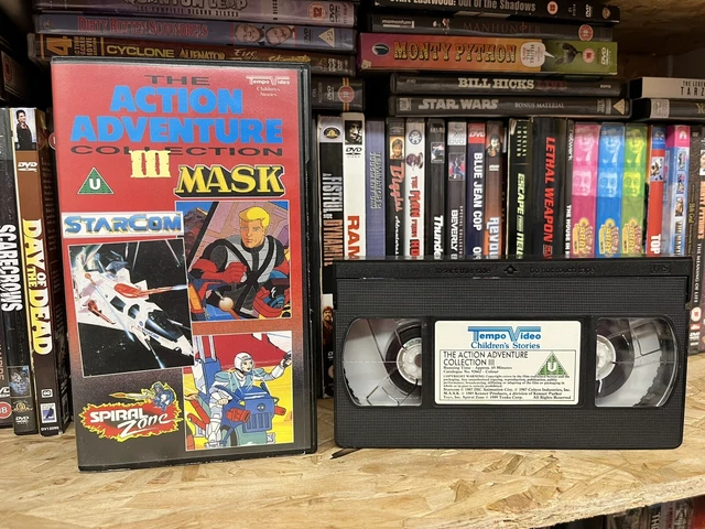 THE ACTION ADVENTURE Collection VHS MASK Starcom Spiral Zone 80s ...