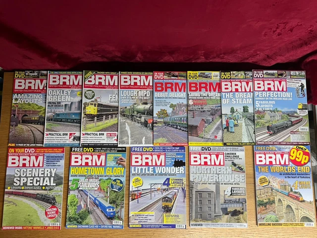 BRITISH RAILWAY MODELLING Magazine BRM Job Lot FULL YEAR 2017 x 13 inc ...