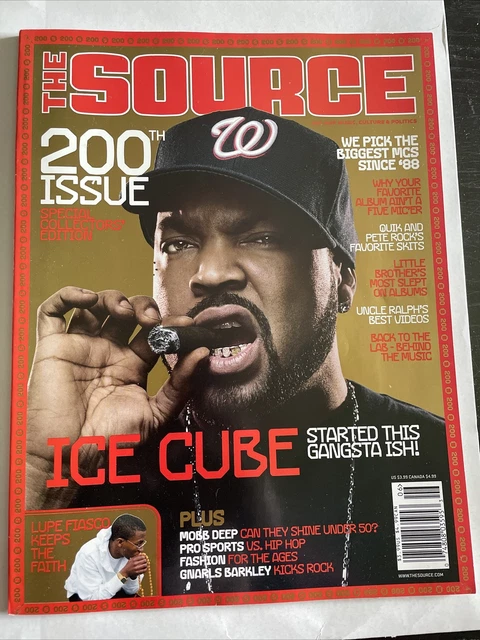 THE SOURCE MAGAZINE #200 - Ice Cube Started This Gangsta Ish - Lupe ...