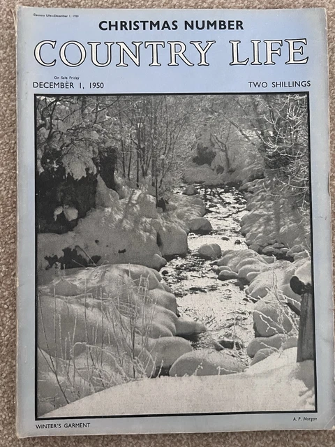 RARE COUNTRY LIFE Magazine - December 1, 1950 - Christmas Number - Rare ...