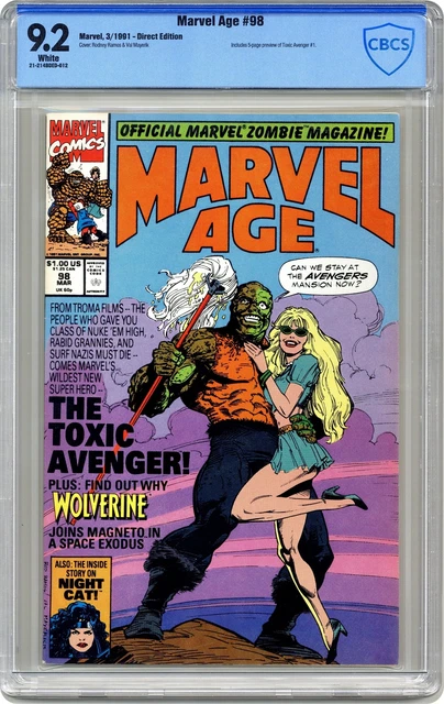 MARVEL AGE #98 CBCS 9.2 1991 21-214BDED-012 £83.92 - PicClick UK