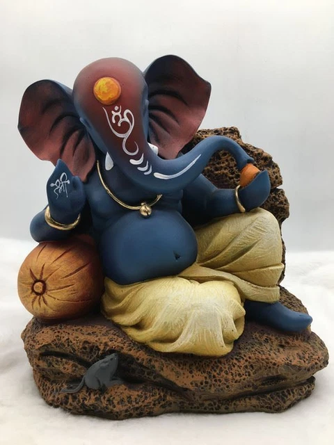 GANESH GANESHA GANPATI Ganapati Hindu God Hindu God Ganesh fiber idol ...
