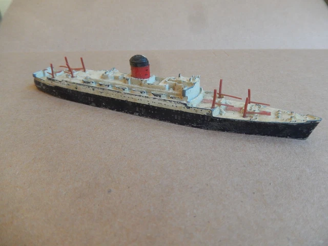 VINTAGE TRIANG MINIC Ships Model M.708 RMS Saxonia Die Cast Liner RMS ...