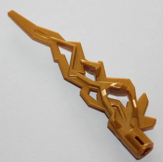LEGO NINJAGO PEARL Gold Weapon Flame ref 11302 set 70612 70734 Master ...