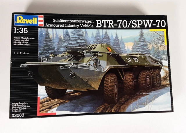 REVELL 03063, SCHÜTZENPANZERWAGEN BTR-70/SPW-70, 1/35, OVP, #MD17 £33. ...
