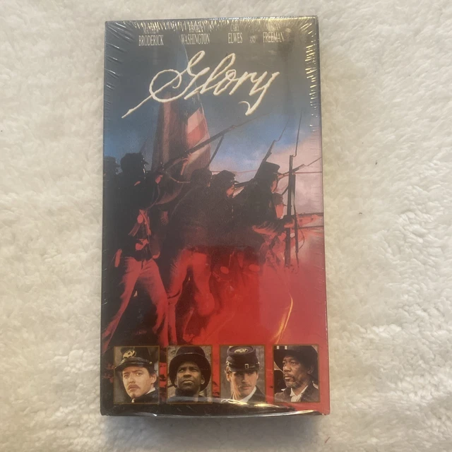 GLORY (VHS, 1989) Denzel Washington-Matthew Broderick-Watermarks-SEALED ...