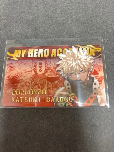 MY HERO ACADEMIA 2026 Birthday Collection Karte Bakugou Katsuki Neu EUR ...