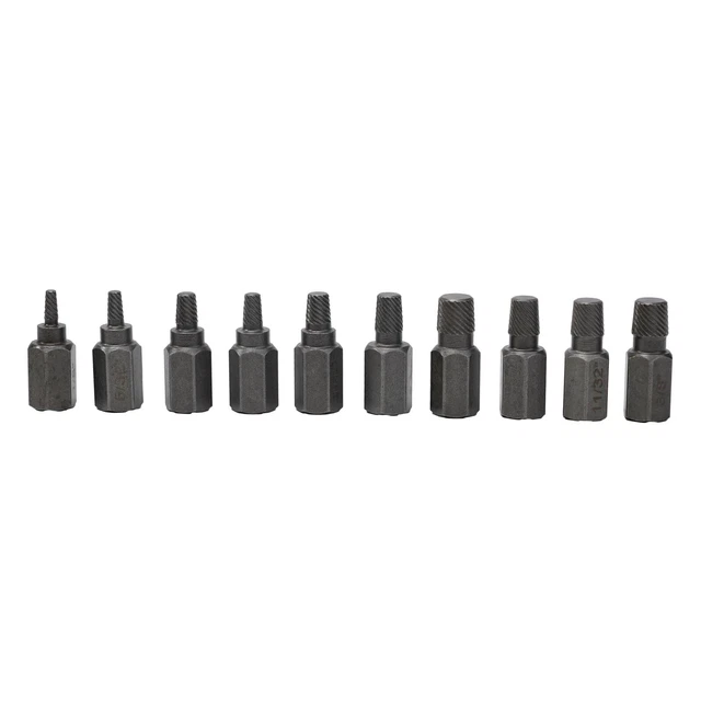 SCREW EXTRACTOR HEX MultiSpline Out Bolt Extractor Set for Rusty Screw ...