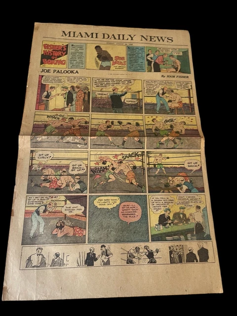 NEWSPAPER COMIC STRIP 1930s Miami Daily News Full 4 Pages $9.95 - PicClick