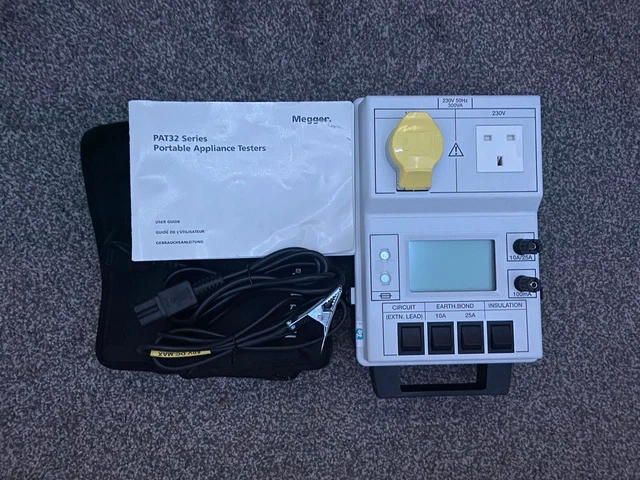 MEGGER PAT32 PORTABLE Appliance Tester £349.99 - PicClick UK