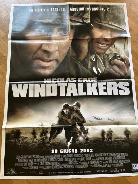 POSTER 2F Wind Talkers Nicolas Cage 2002 -12 EUR 9,90 - PicClick IT