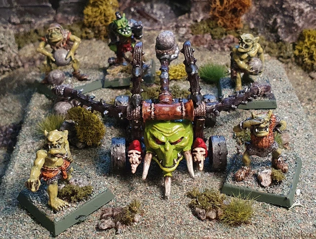 VINTAGE 1980'S CITADEL Miniatures Orc Mangonel and 5 Crew on base £49. ...