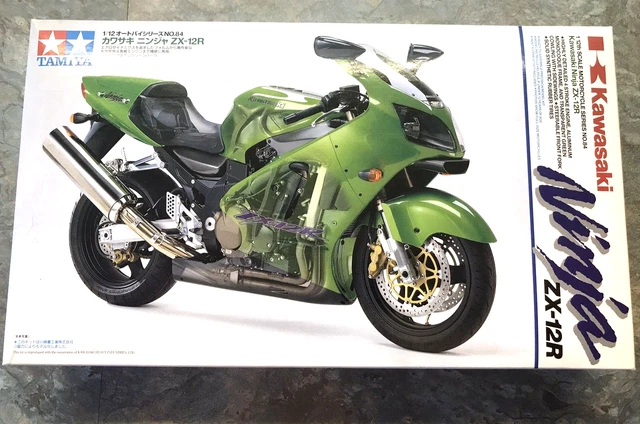 TAMIYA KAWASAKI NINJA ZX-12R motorcycle 1/12 scale model kit 14084 EUR 36,12 - PicClick DE