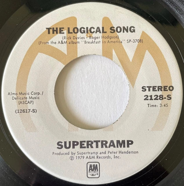 SUPERTRAMP: THE Logical Song / Just Another Nervous Wreck: Near Mint Single £3.00 - PicClick UK