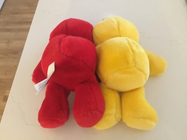 DANDEE SMILEY FACE duo singing put on a happy face plush 2001(fully ...