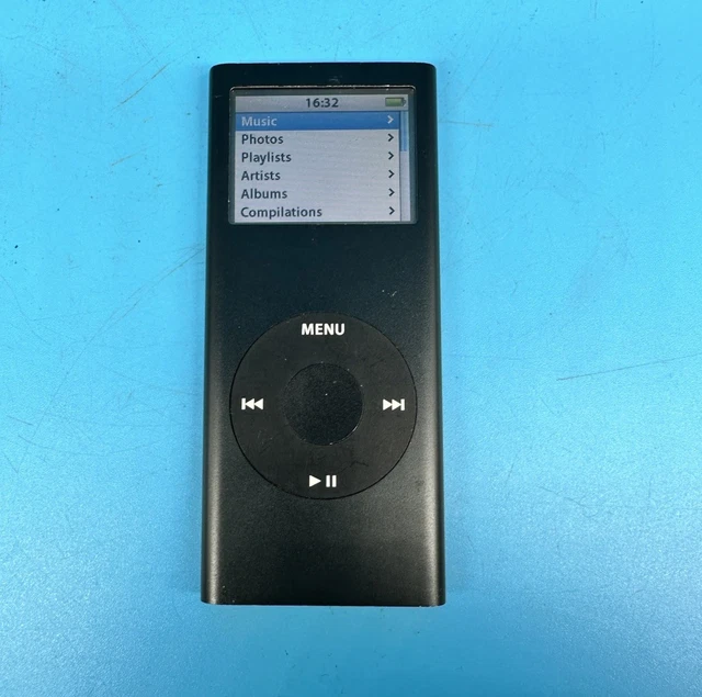 APPLE IPOD NANO 2nd Generation 8GB Model A1199 Black - Tested £24.99 ...