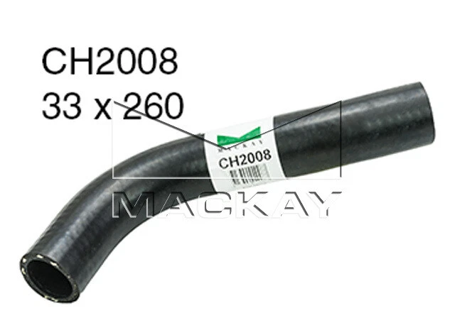 MACKAY RADIATOR HOSE - Upper for Toyota Hiace RZH113R - 2.4L I4 CH2008 ...