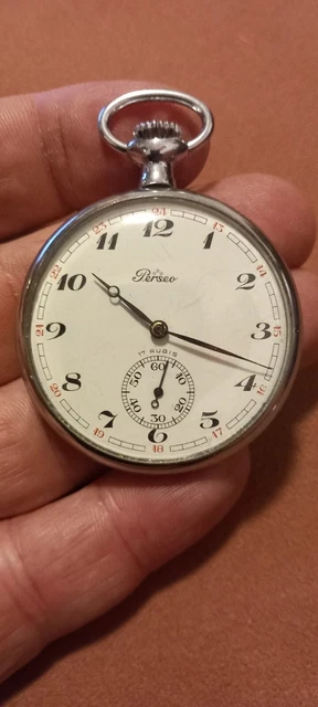 OROLOGIO DA TASCA Perseo - FS Ferrovie dello Stato - 1950-1959 EUR 34 ...