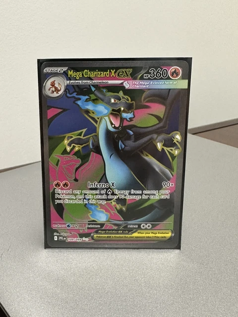 MEGA CHARIZARD X ex 109/094 Me02: Phantasmal Flames Holo MINT CONDITION £40.37 - PicClick UK