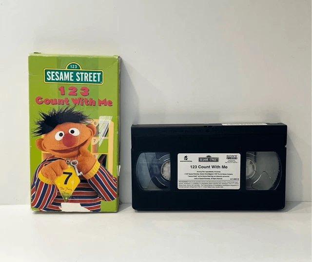 SESAME STREET 123 Count With Me VHS Ernie EUR 15,49 - PicClick FR