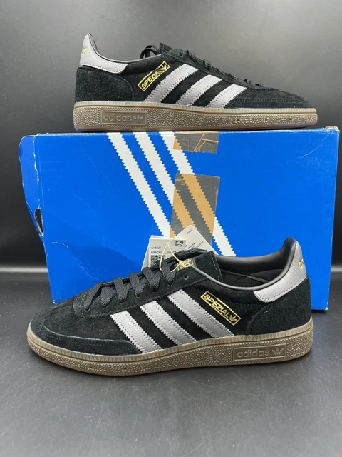ADIDAS HANDBALL SPEZIAL Low Black Grey Gum - Uk Size 7 - Brand New Box ...