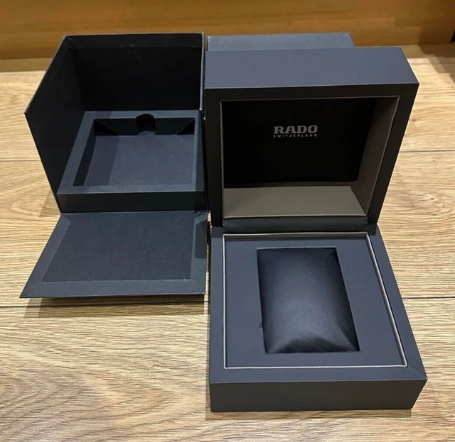 GENUINE ORIGINAL SWISS Rado Presentation Watch Box Case Complete Set £ ...