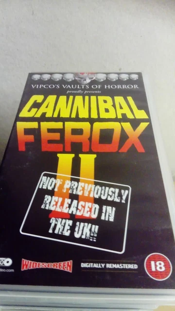 RARE VIPCO VHS Tape 'Cannibal Ferox Ii' Horror £8.00 - PicClick UK
