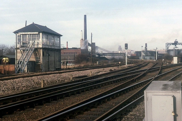 WATH ROAD JUNCTION & Signal Box South Yorks Rail Photo £2.70 - PicClick UK