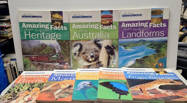 8 VOLUMES AMAZING Facts about Australia Steve Parish PB $111.55 ...
