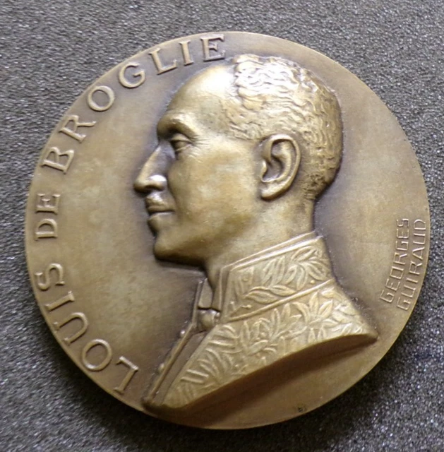 MÉDAILLE LOUIS DE Broglie science mécanique ondulatoire 1924 - 1944 EUR ...