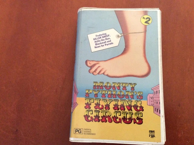 MONTY PYTHON PYTHON’S Flying Circus 2 VHS VIDEO Cleese Palin Chapman ...