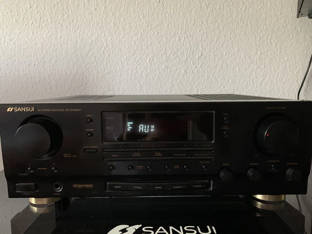 SANSUI RZ-6100AV KRAFTVOLLER Hi-Fi Receiver Dolby Pro Logic 2/5 Kanäle ...