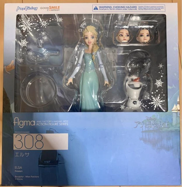 FROZEN ELSA FIGMA Figure Disneys Anna and the Snow Queen Max Factory JP ...