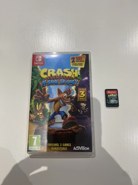 CRASH BANDICOOT N. Sane Trilogy Nintendo Switch Game And Case £5.00 ...