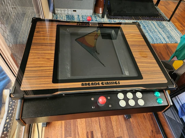 ARCADE COCKTAIL MACHINE HANKIN STYLE VGC Caroma Stools Included 100's ...