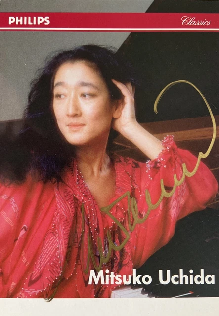 MITSUKO UCHIDA PIANISTE original autographe carte signature signature EUR 39,00 - PicClick FR