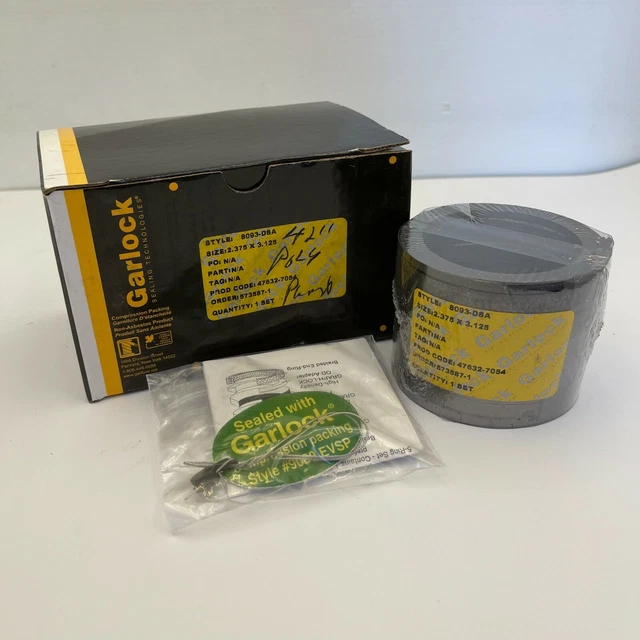 SELLO MECÁNICO EMBALAJE Bomba Garlock 8093-Dsa 1-7/16 X 2-3/8 In Nuevo En Caja EUR 24,25 ...