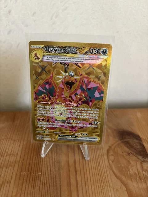 CHARIZARD EX 228/197 OBF EN - Obsidian Flames - Gold Secret Rare - NM £ ...