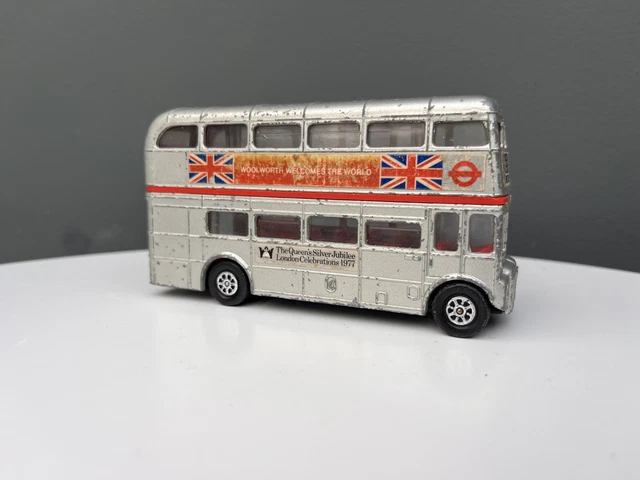 CORGI LONDON TRANSPORT Routemaster Double Decker Bus Queen's Silver ...