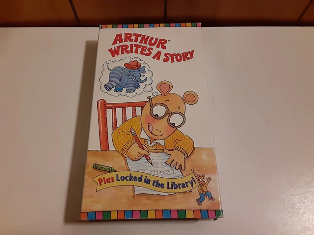 ARTHUR WRITES A Story & Locked In The Library! VHS PBS Marc Brown $4.50 ...